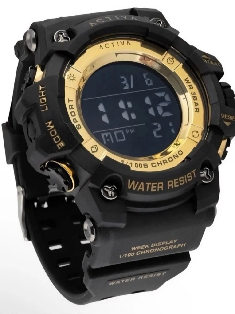 Invicta | Accessories | Invicta Black And Gold Digital Sport Watch ...